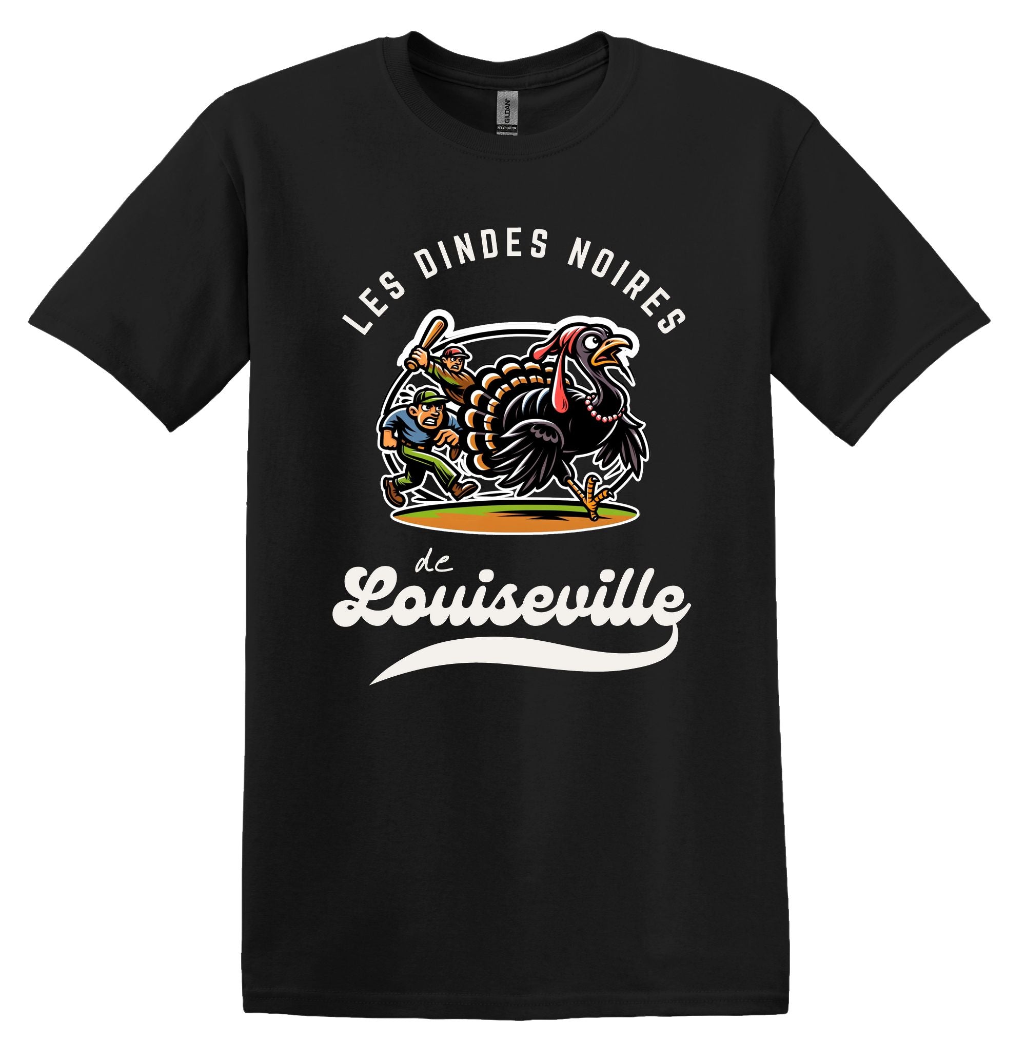 T-Shirt Les Dindes Noires de Louiseville
