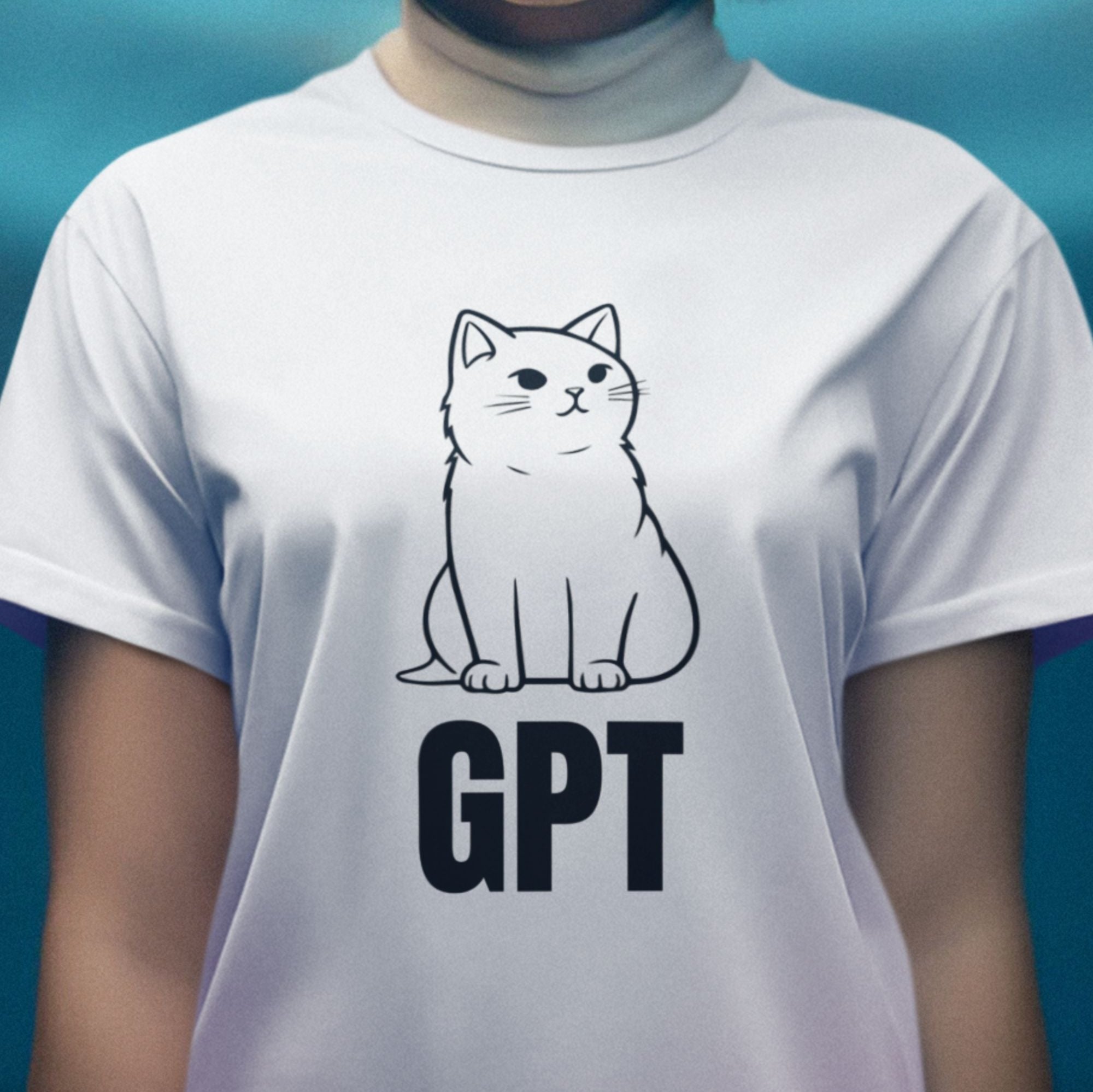 T-Shirt Chat GPT – Simplement Vrai