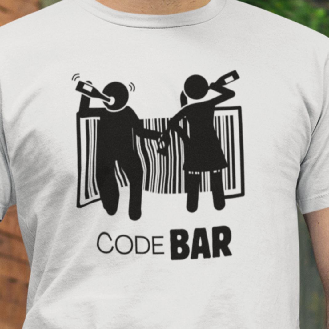 T-Shirt Code Bar – Simplement Vrai
