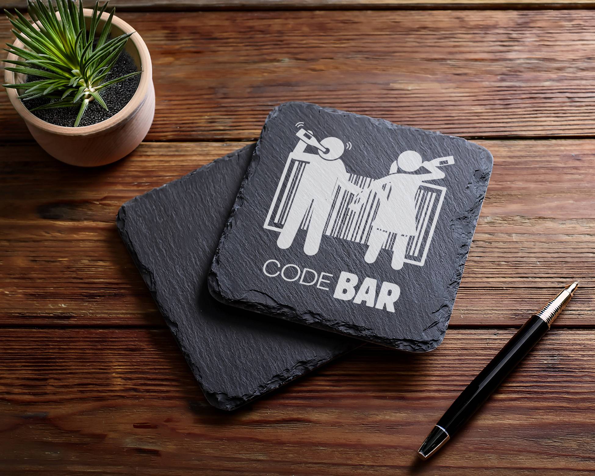 Sous-Verres Code bar – Simplement Vrai