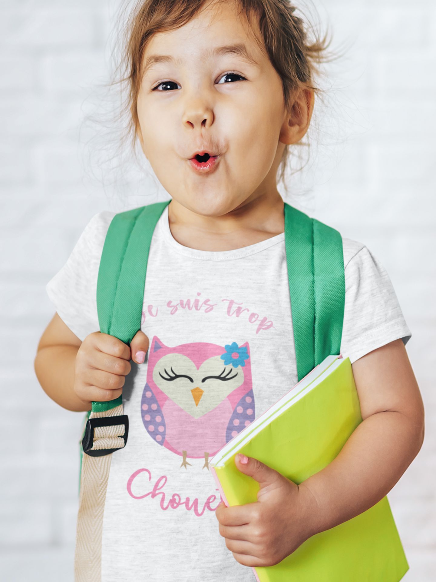 T-Shirt Enfant Je suis trop chouette