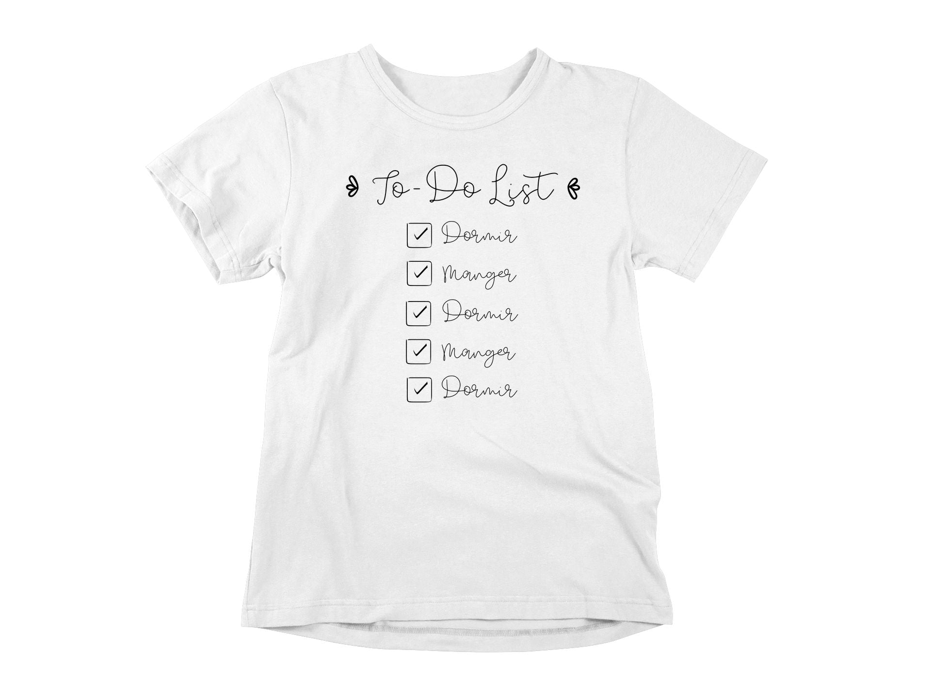 T-Shirt To-Do List
