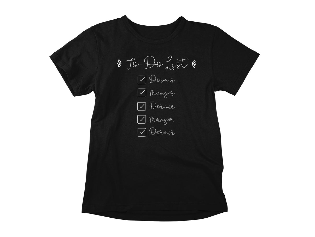 T-Shirt To-Do List