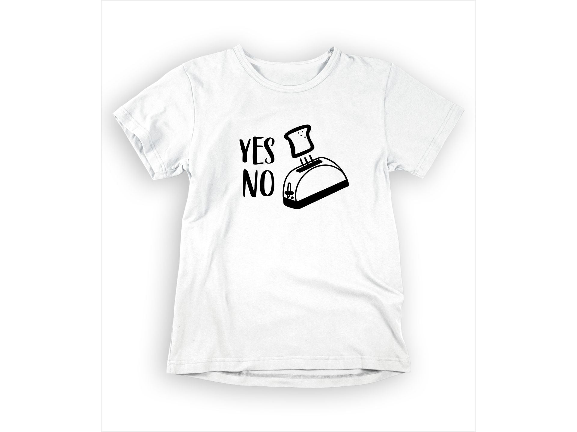 T-Shirt Yes No Toaster